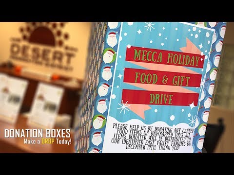Donation Boxes: Holiday Food And Gift Drive - Desert Recreation District