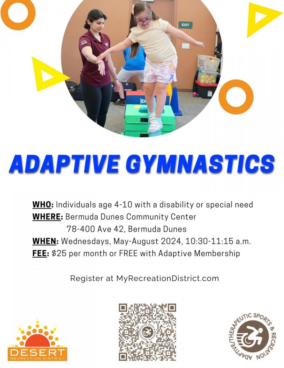 Adaptive Gymnastics [ages 4-10] - Desert Recreation District