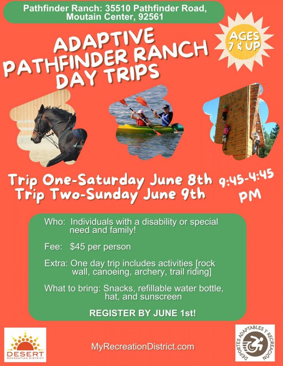 Pathfinder Ranch Day Trip - Desert Recreation District