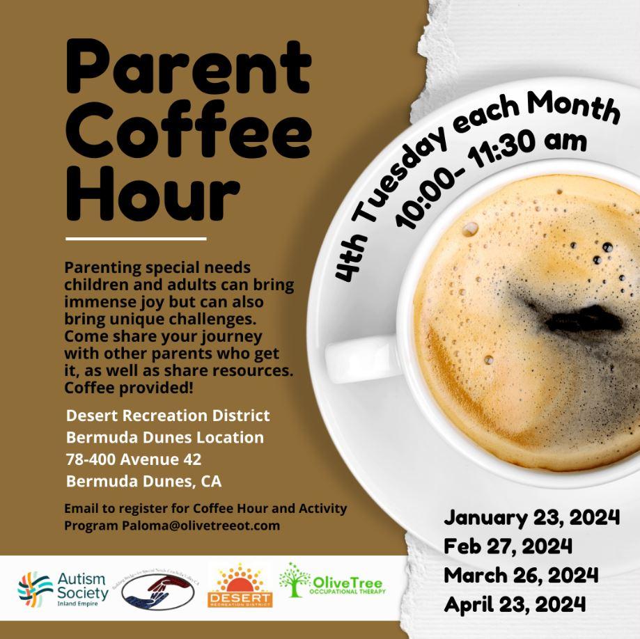 Parent Coffee Hour - Desert Recreation District