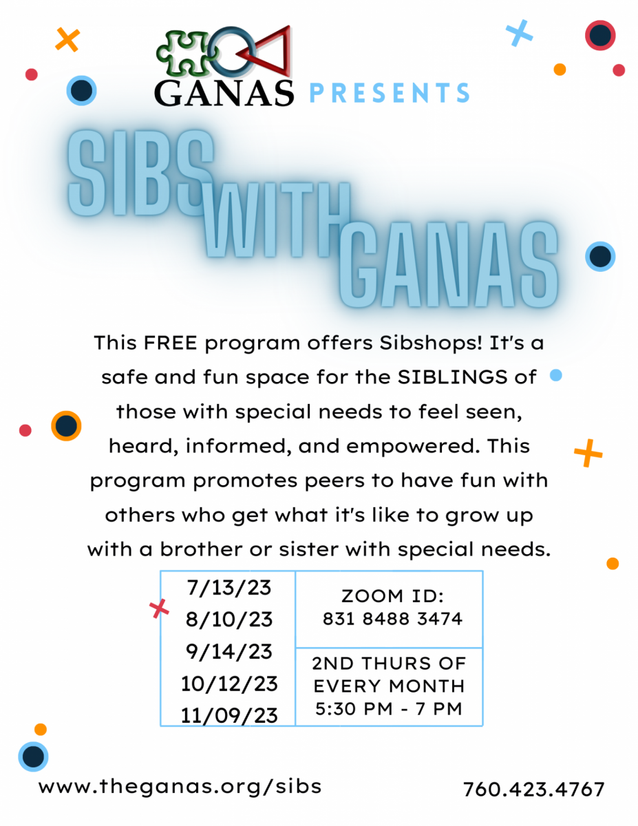 Sibshops - For Siblings 7-17 years - Desert Recreation District