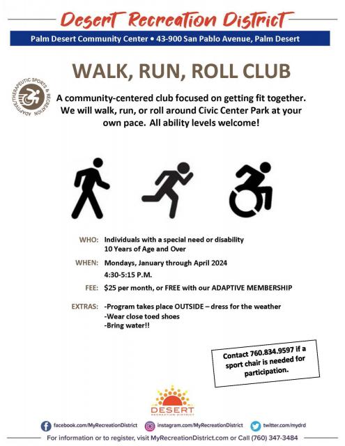 Adaptive Walk, Run, Roll - Desert Recreation District
